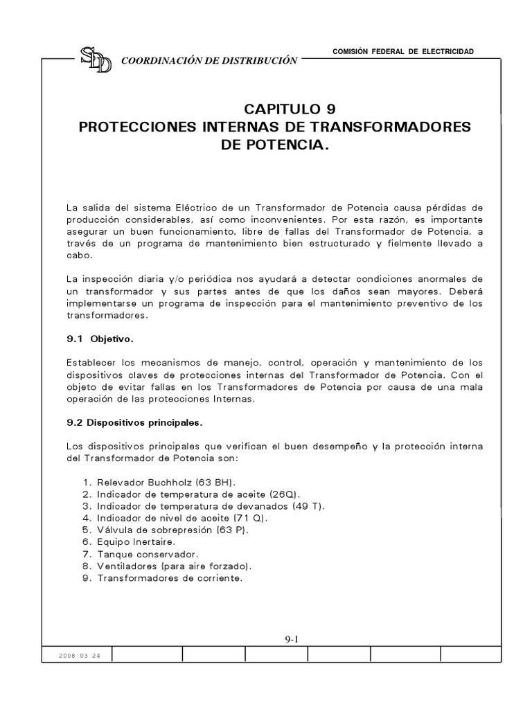 Capitulo 9 Manual de Pruebas A Equipo Primario Cfe | PDF | Transformador | Inductor