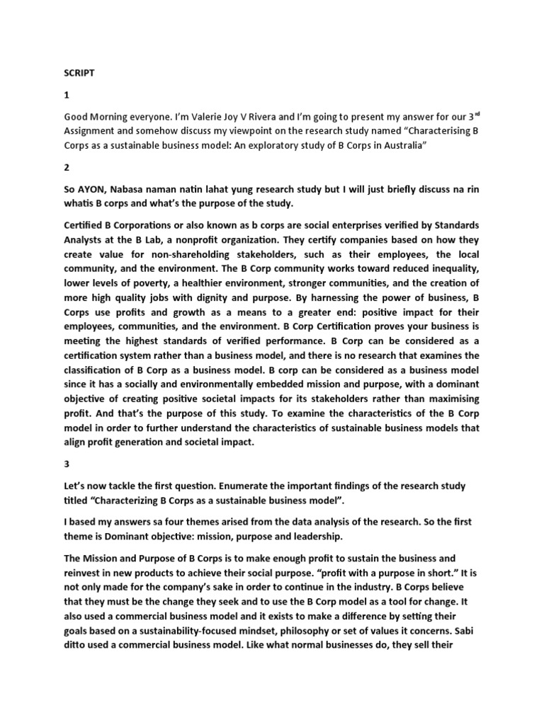 Script Sidt | PDF | Sustainability | Sustainable Business