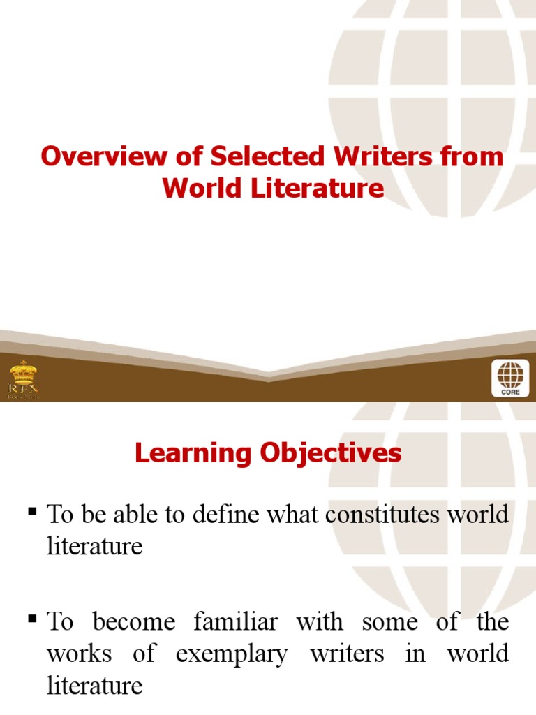 Universal Themes World Literature | PDF | Writers | William Shakespeare