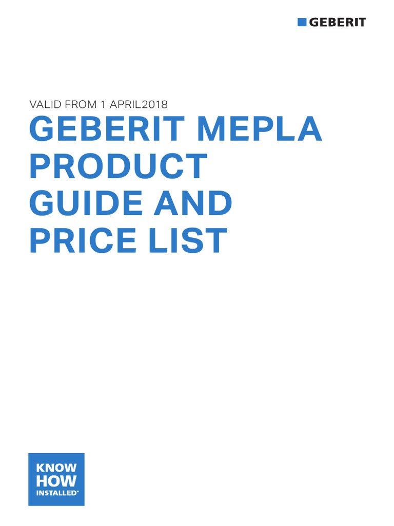 Mepla GBP Web PDF | PDF | Thermal Insulation | Pipe (Fluid Conveyance)