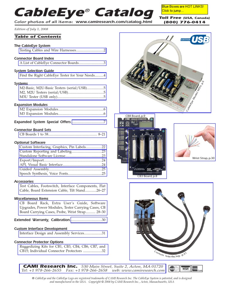 Cableeye Catalog W Prices | PDF | Electrical Connector | Electronics