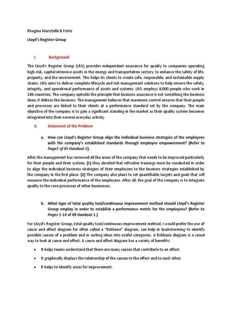 Lloyd's Register Group | PDF | Iso 9000 | Quality Management System