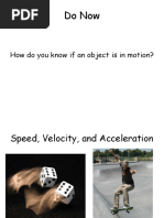 7th Grade-Chapter 1 Motion Powerpoint Notes | PDF | Acceleration | Speed