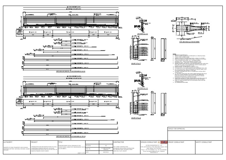 Reinf of Long Girder | PDF | Architectural Design | Architecture