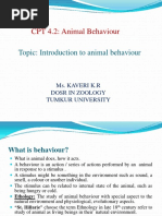 Animal Behavior - Reena Mathur | PDF | Ethology | Instinct