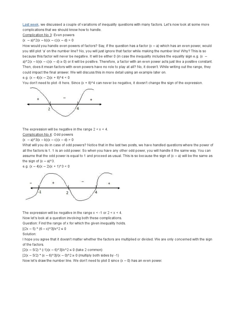 Inequalities Plus Modulus Part II | PDF | Odds | Mathematics