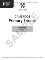 CAMBRIDGE Primary Science - Workbook 3 | PDF