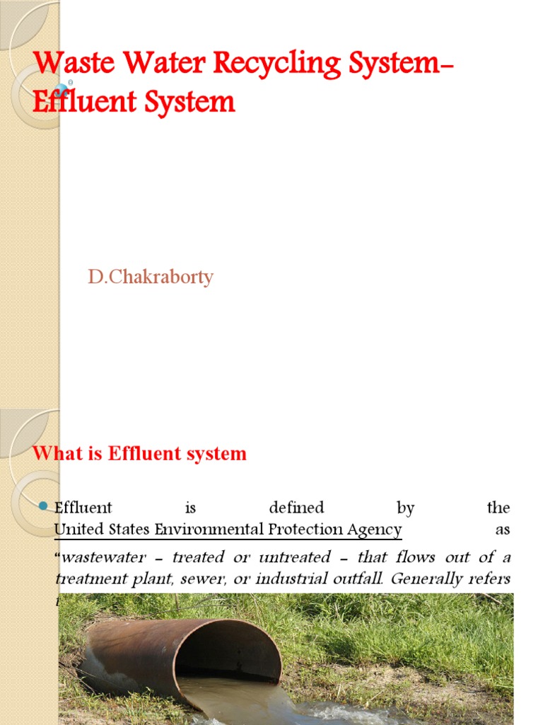 An Overview of the Effluent Recycling System at Crescent Power Limited ...
