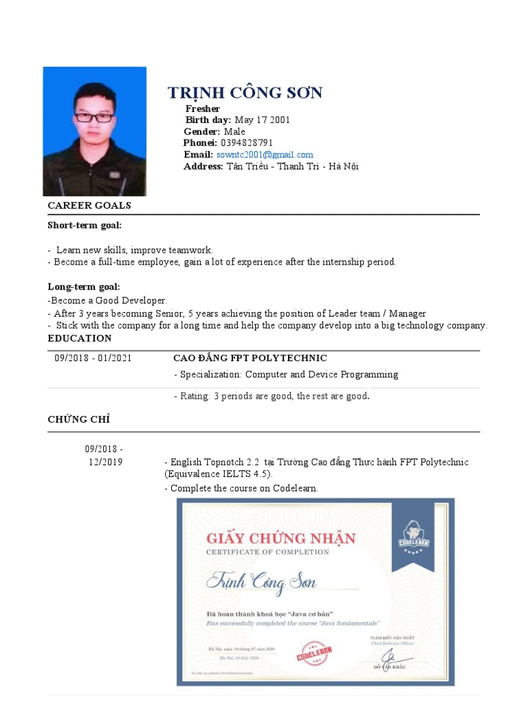 FPT Polytechnic Graduate Profile | PDF | Internet & Web | World Wide Web