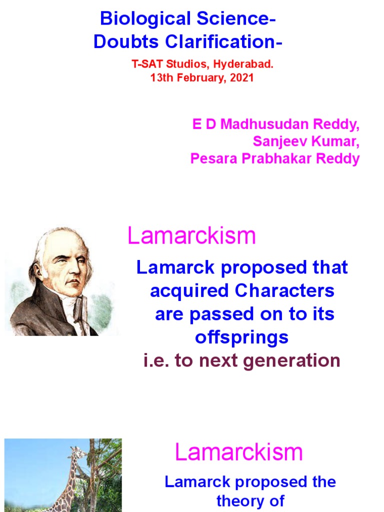 Biological Science-Doubts Clarification-: E D Madhusudan Reddy, Sanjeev ...