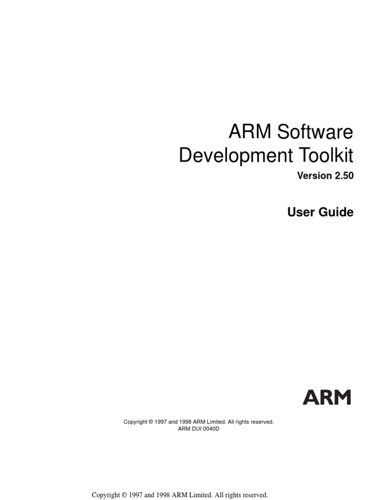 USRGUIDE | PDF | Arm Architecture | C (Programming Language)