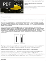 Aschs Study Strengths and Weaknesses | PDF | Experiment | Conformity