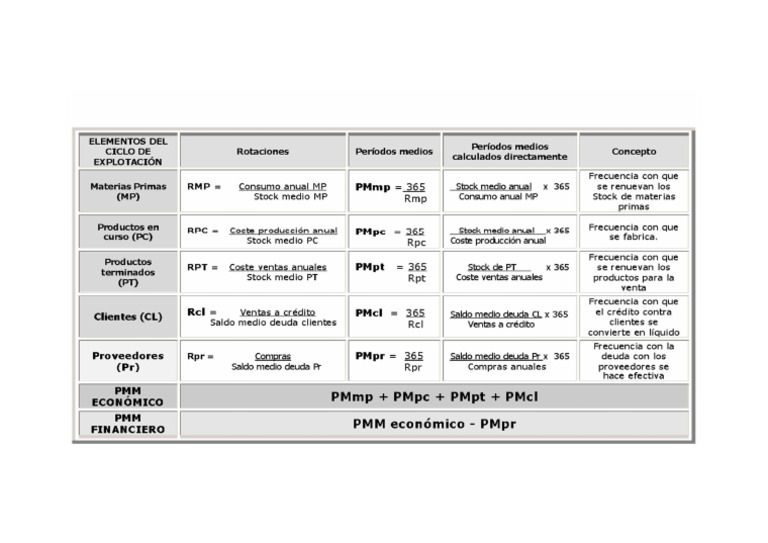 Esquema PMM Financiero | PDF