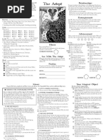 Masks - Character Sheet | PDF