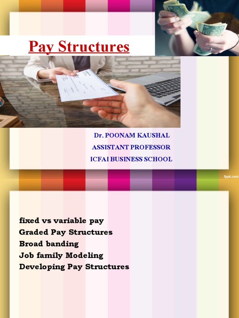 Pay Structures: Dr. Poonam Kaushal Assistant Professor Icfai Business ...