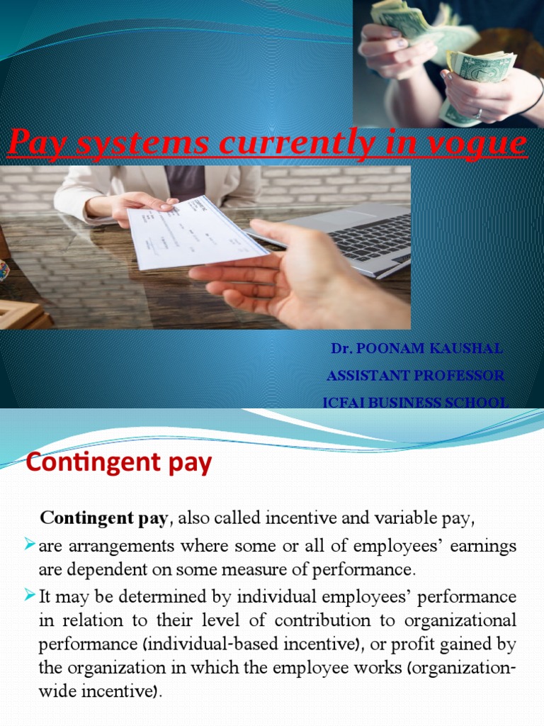 Pay Systems and Incentives Overview | PDF | Motivation | Motivational