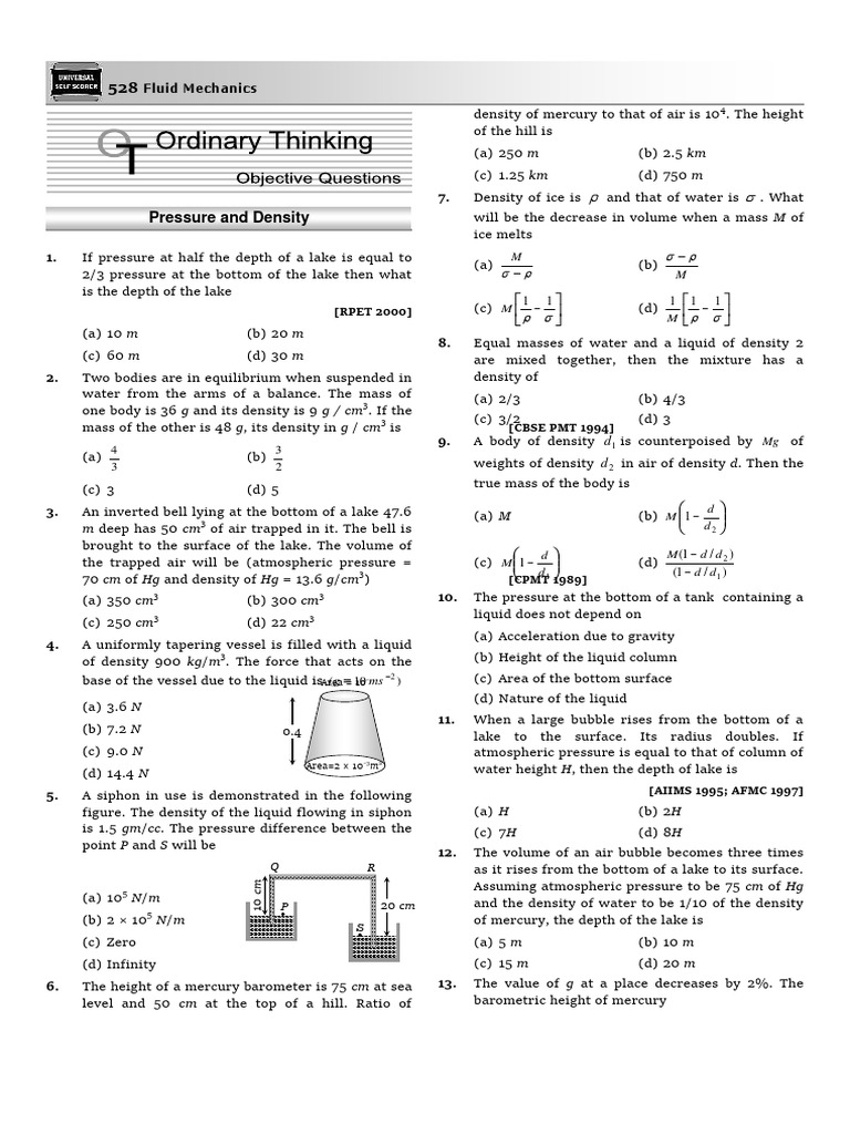Specific Gravity in Fluid Mechanics | PDF | Buoyancy | Density