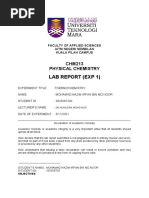 CHM 131 Redox Lab Reports | PDF | Titration | Chemistry
