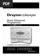 POTTERTON EP2000 EP2002 EP3002 User Manual | PDF | Thermostat | Switch