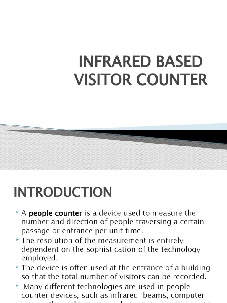 Infrared Based Visitor Counter | PDF | Infrared | Power Supply