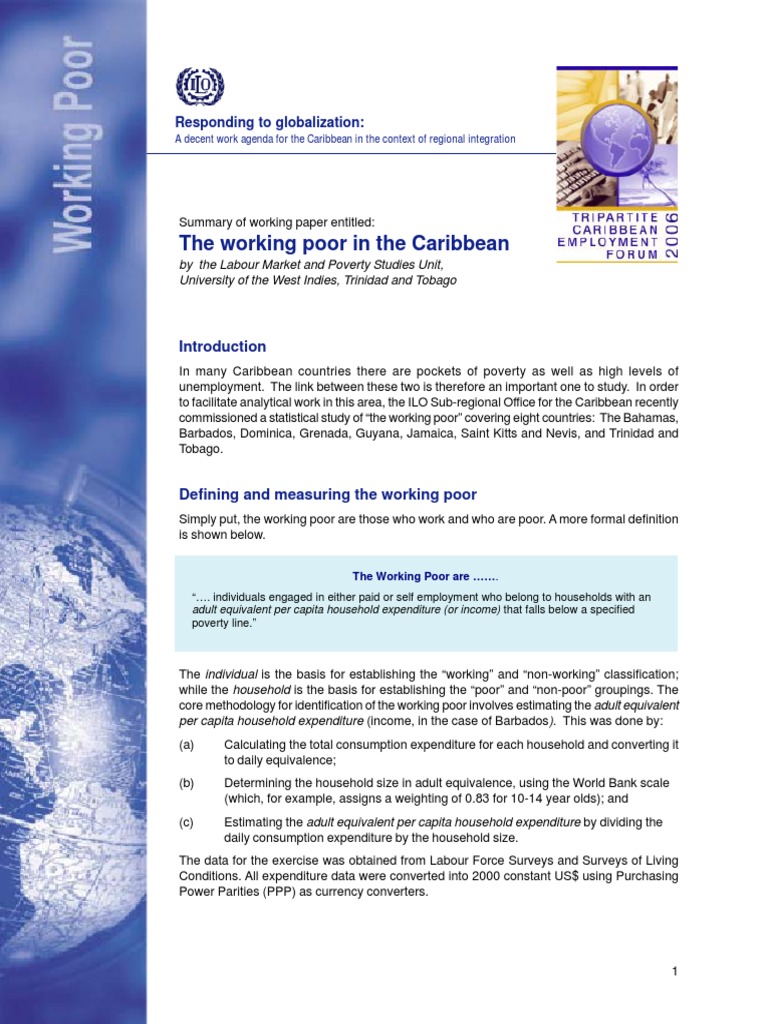 Working Poor in the Caribbean: Key Insights | PDF | Working Poor ...