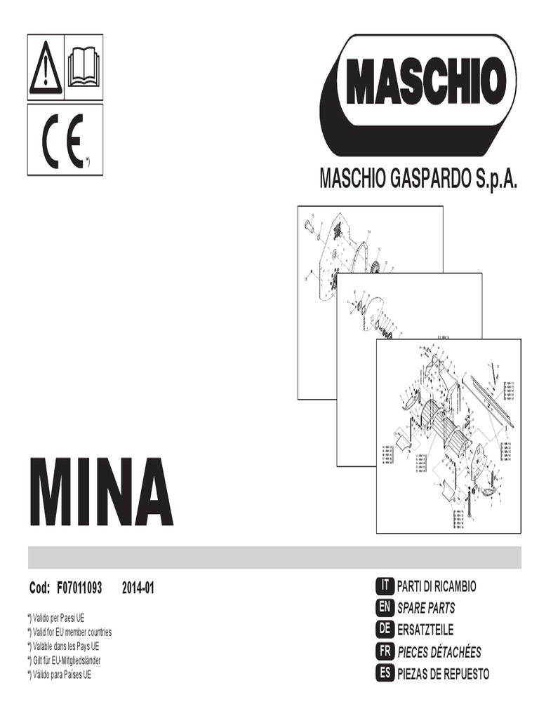 Spare Parts MINA 2014-02 (F07011093) | PDF