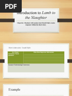 Dramatic Irony in "Lamb to the Slaughter" | PDF | Irony