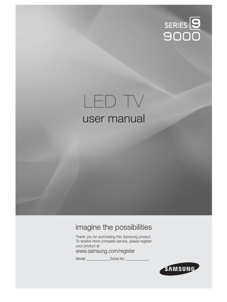 Samsung UN55C9000 | PDF | Hdmi | Set Top Box