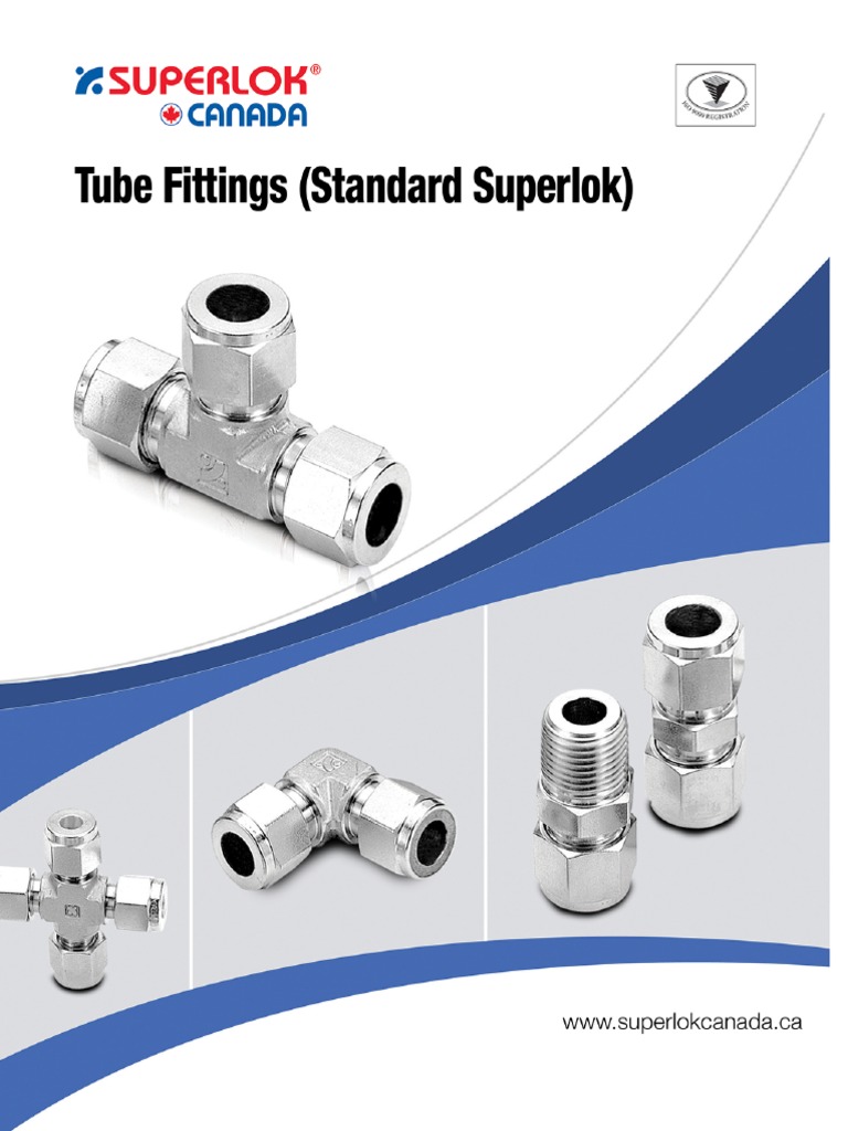 Superlok CA Tube Fittings | PDF | Pipe (Fluid Conveyance) | Mechanical ...