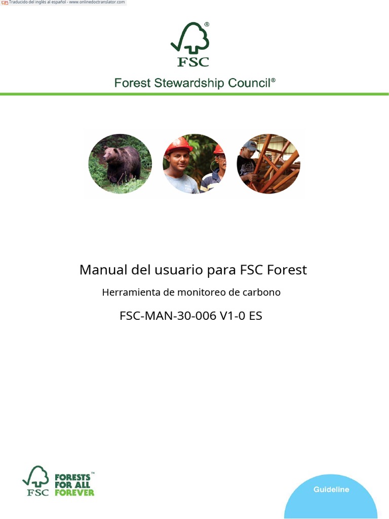 FSC-MAN-30-006 V1-0 EN User's Manual For FSC Forest Carbon Monitoring ...