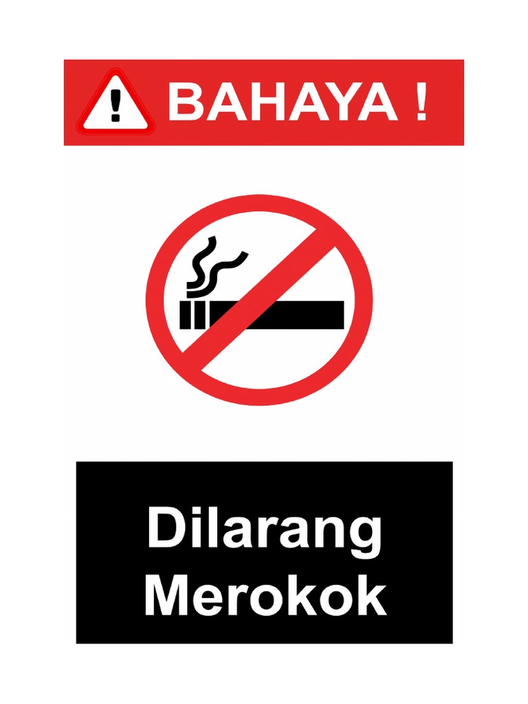 1 - Rambu Larangan Merokok | PDF