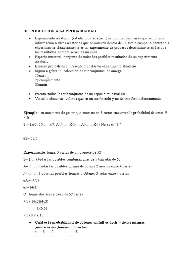 Procesos Estocasticos-Primer Parcial | PDF | Variable aleatoria ...