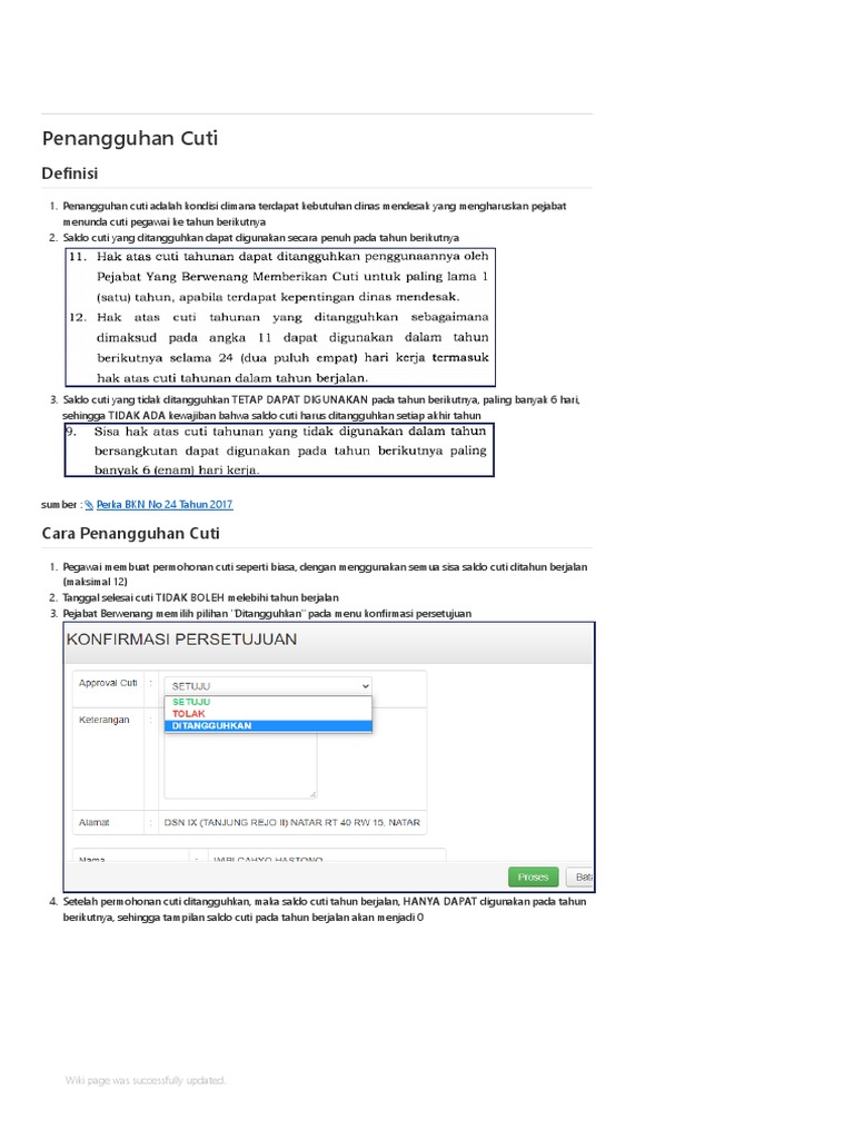 C Fakepathpenangguhan Cuti Wiki SIK ROWAI Simpeg Kumham GitLab | PDF