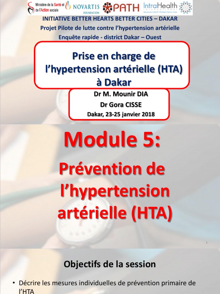 Module 5 - Prévention de l'HTA | PDF