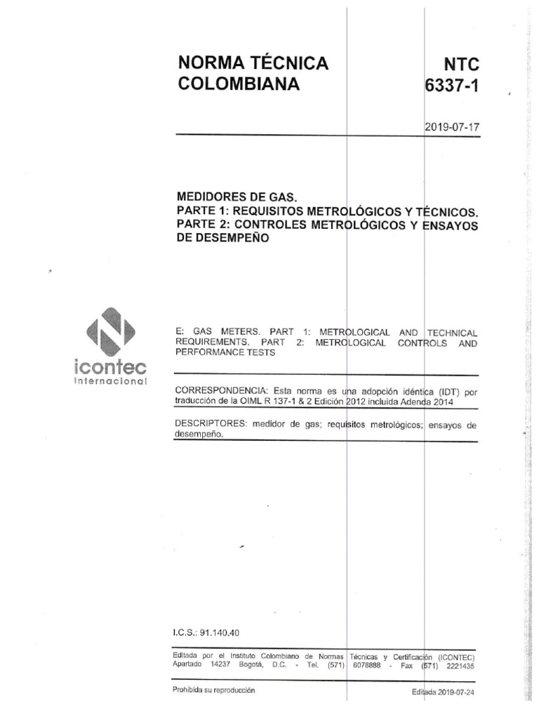 NTC 6337-1 Pag 1-20 | PDF