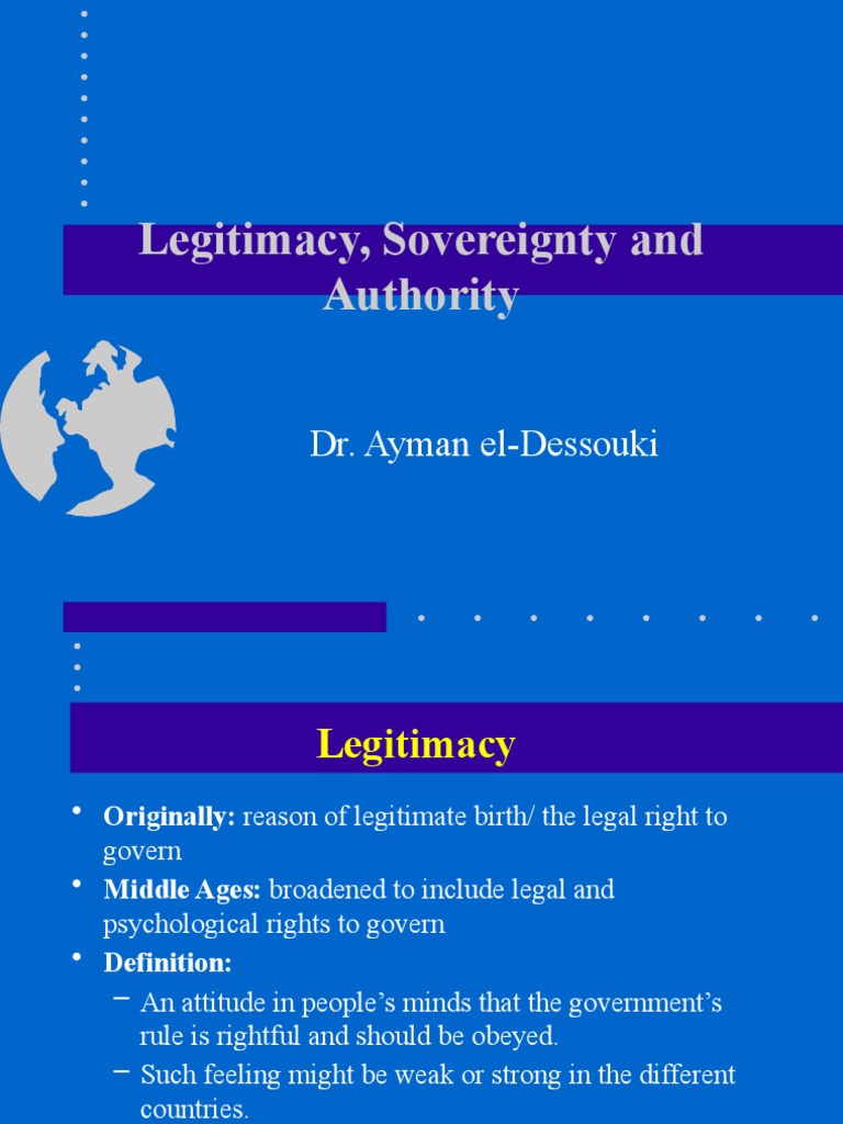 Legitimacy, Sovereignty and Authority | PDF | Sovereignty | Legitimacy ...