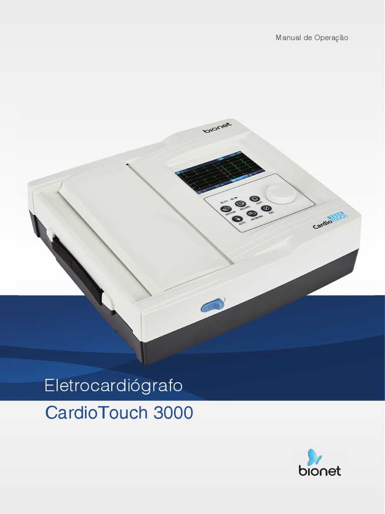 Eletrocardiógrafo CardioTouch 3000 | PDF | Eletrocardiografia | Rede de ...