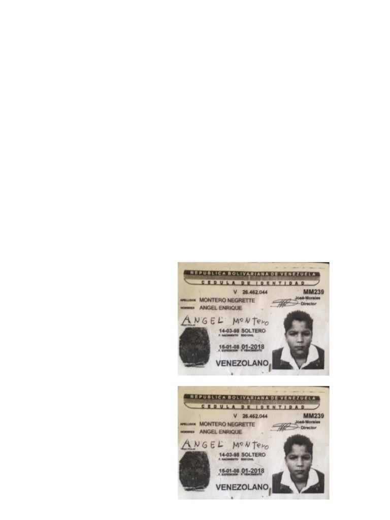 Cedula de Angel | PDF