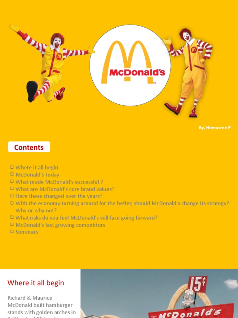 MC Donald's | PDF | Mc Donald's | Fast Food Restaurants