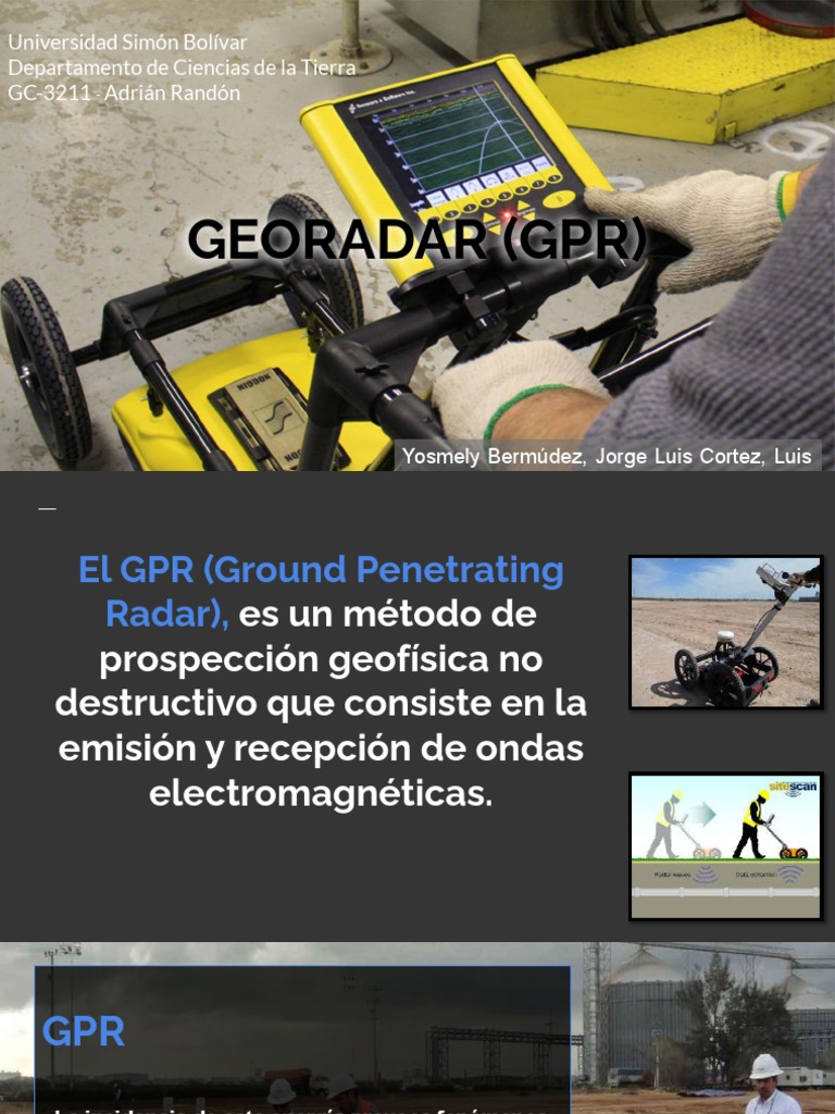 Principios Básicos de GPR | PDF | Radiación electromagnética | Antena ...