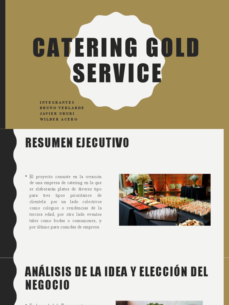Catering Gold Service | PDF | Mercado (economía) | Cliente