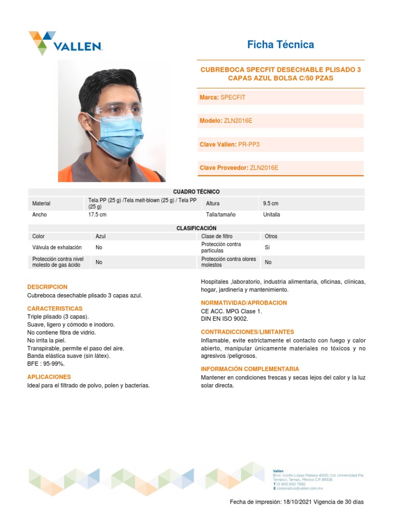 Ficha Técnica: Marca: SPECFIT | PDF