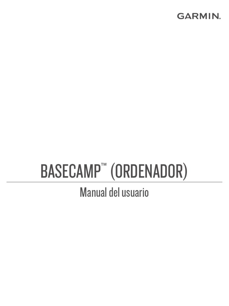 BaseCamp Manual Usuario PC | PDF | Mapa | Archivo de computadora