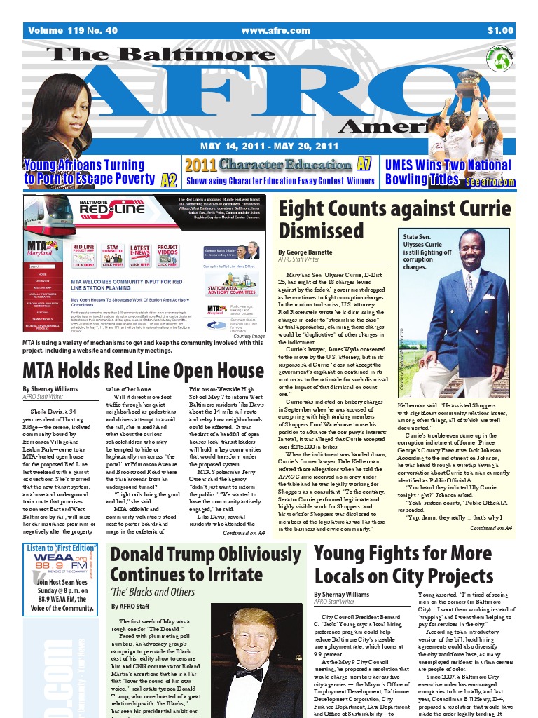 Baltimore Afro-American Newspaper, May 14, 2011 | PDF | Oprah Winfrey ...