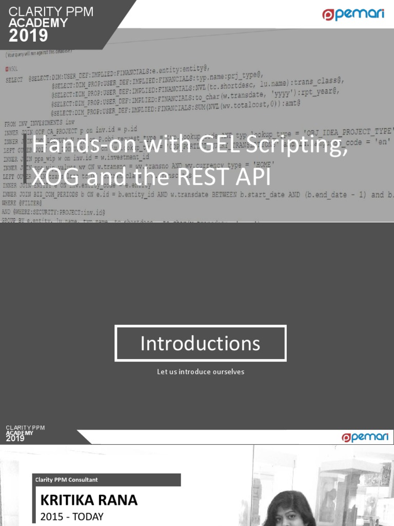 Track 3 - Hands-On With XOG, REST APIs & GEL Scripting | PDF | Representational State Transfer ...