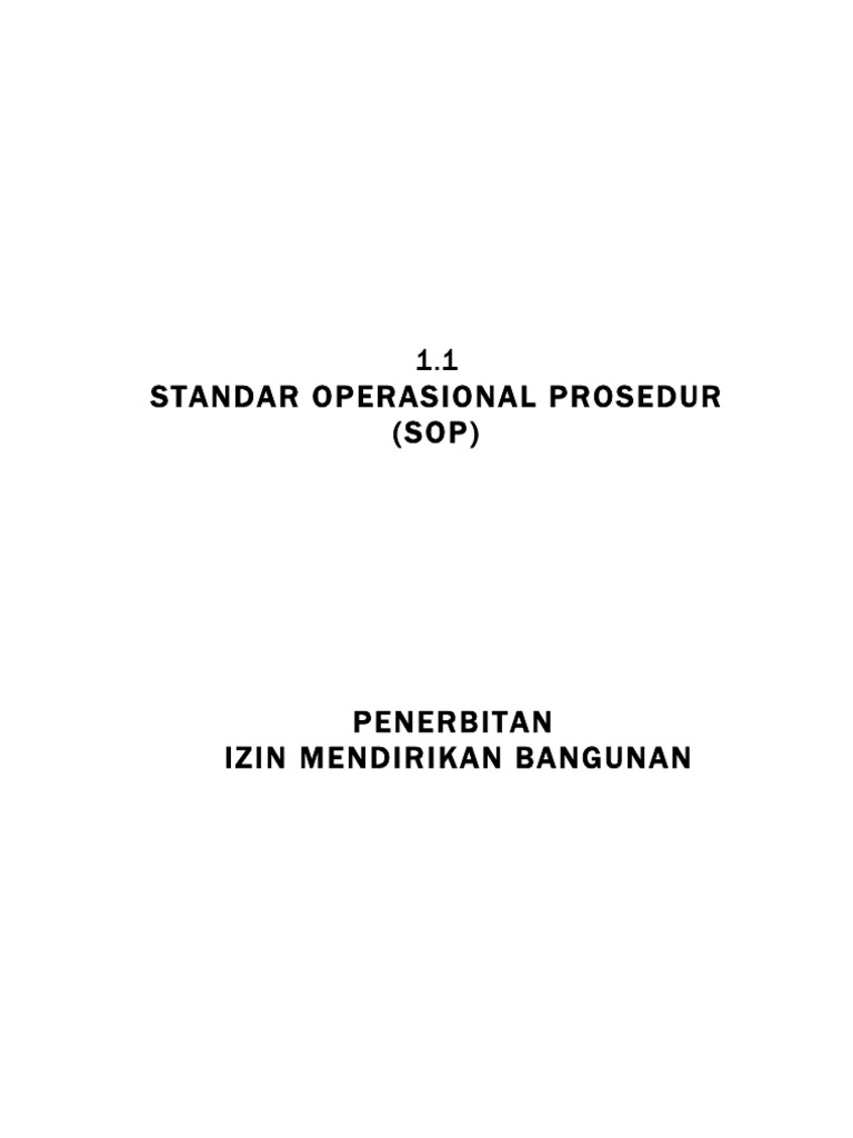 Sop Imb | PDF