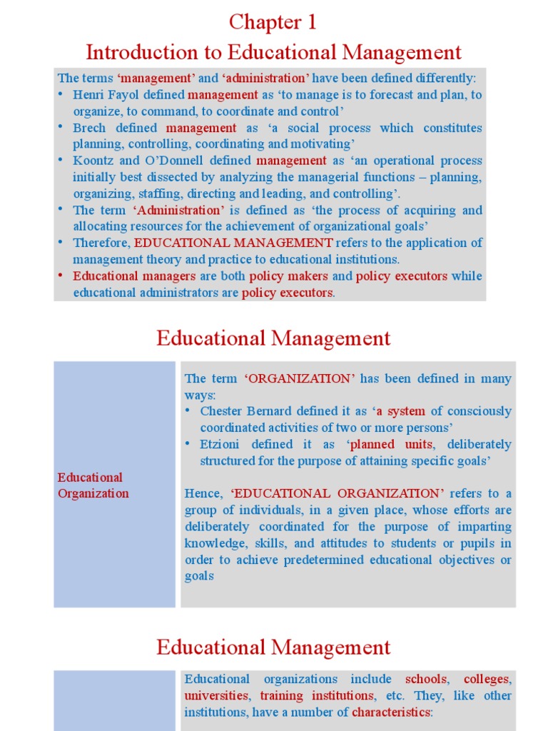Management' Administration' Management Management Management | PDF ...