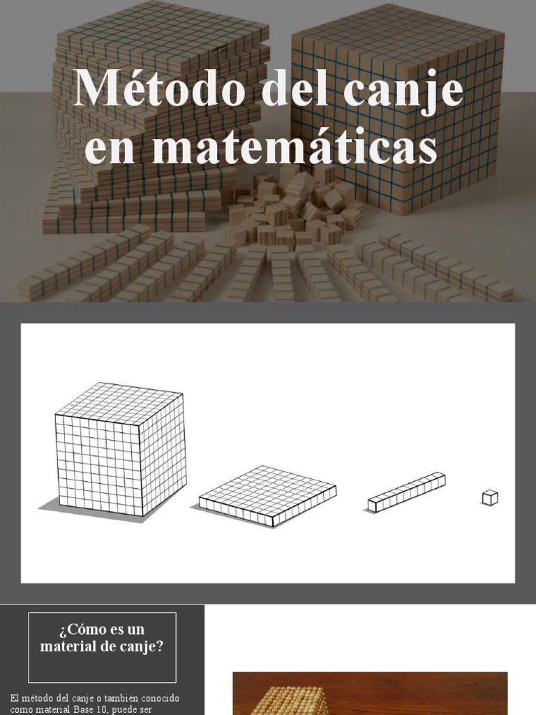 Método Del Canje en Matemáticas | PDF | División (Matemáticas) | Números
