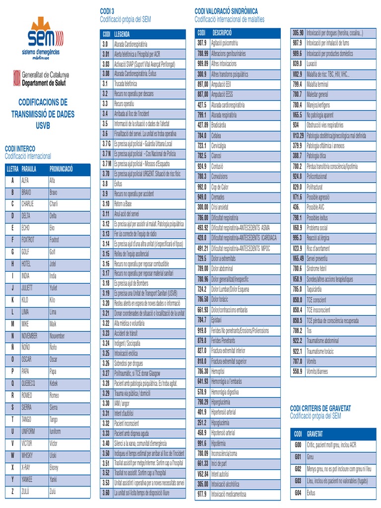 Codigos de Sem | PDF