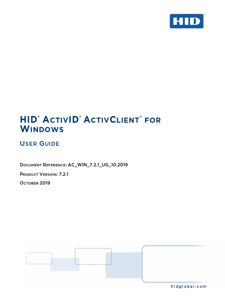 ActivClient WIN UserGuide | PDF | Remote Desktop Services | Login